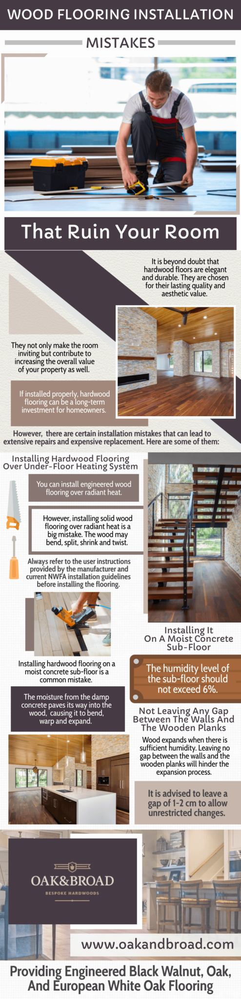 Wood Flooring Installation Mistakes That Ruin Your Room (Infographic ...